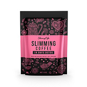Slimming Coffee Label Template Design